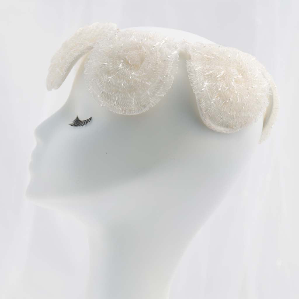 BRITTON | White Ivory Vintage Wedding Hat Unusual Cocktail Headpiece ...
