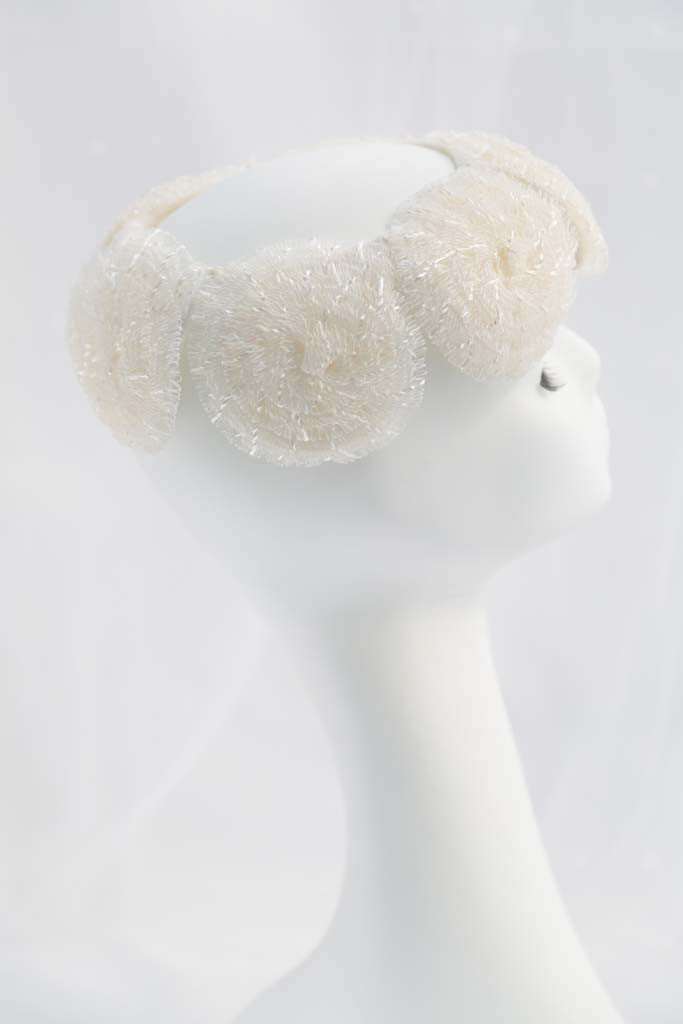 BRITTON | White Ivory Vintage Wedding Hat Unusual Cocktail Headpiece ...
